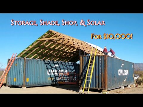 Shipping Container Build | One Year Anniversary Recap: Barn, Shop ...