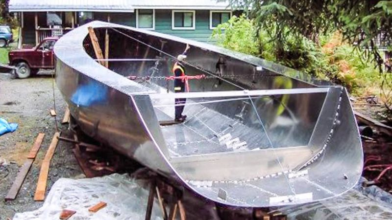 Homemade boat making process – Amazing wood boat building method ...