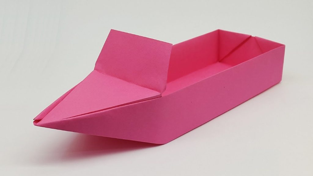 How to Make a Paper Boat that Floats | Paper Speed Boat | Origami Boat ...